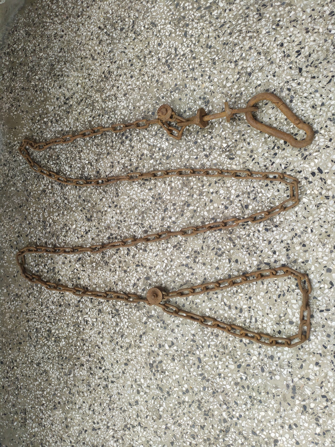 Vintage Chain, Old Rusty Chain, Rural Animal Chain, Rustic and Farm ...
