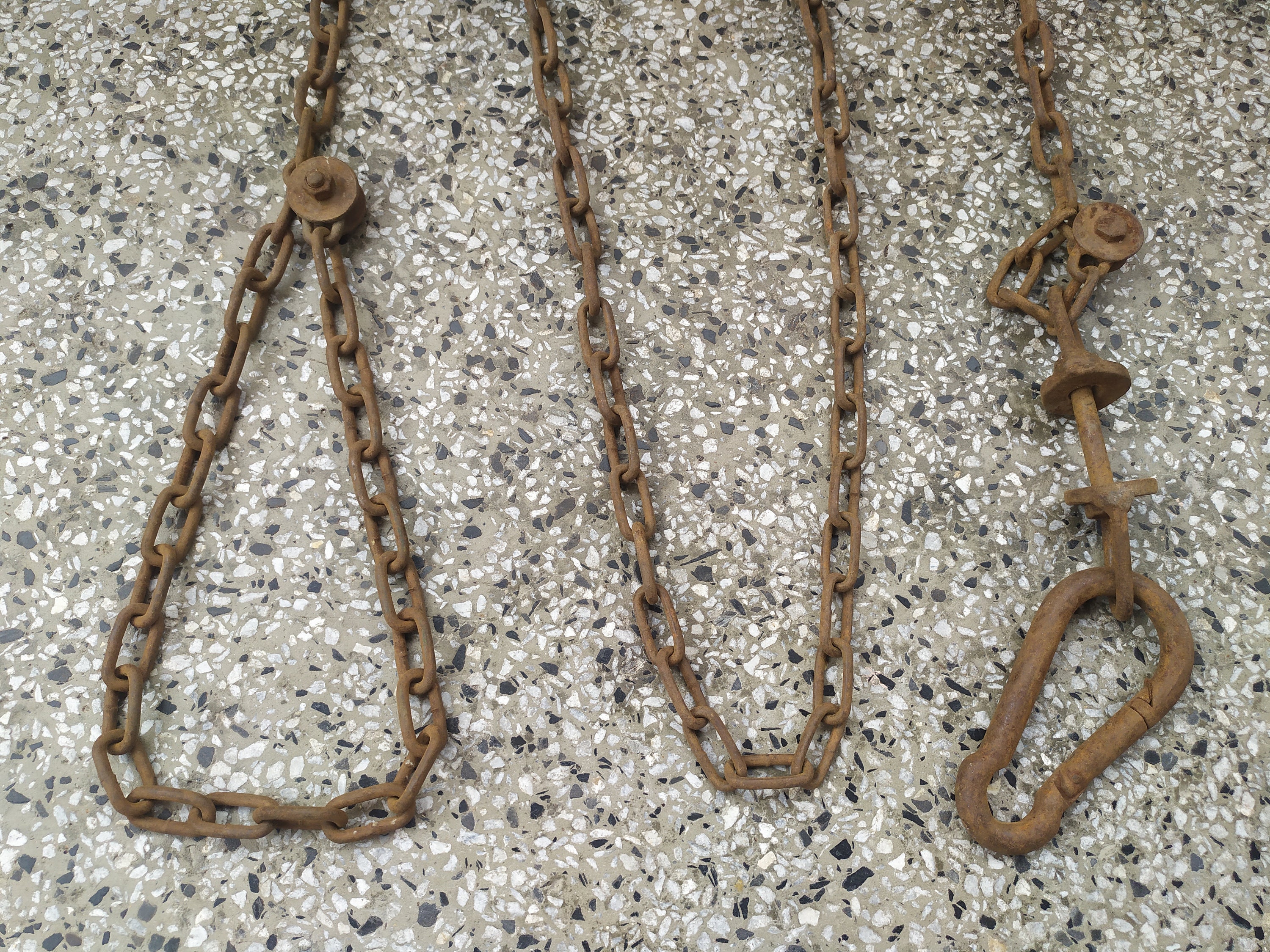 Vintage Chain, Old Rusty Chain, Rural Animal Chain, Rustic and Farm ...