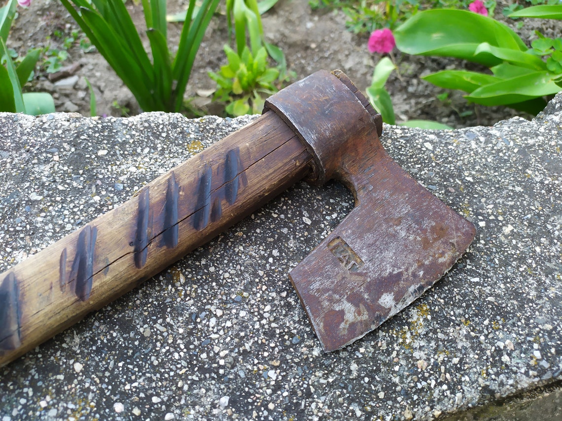Antique Ax Primitive Battle Ax Tribal Ax Rusty Ax Long - Etsy