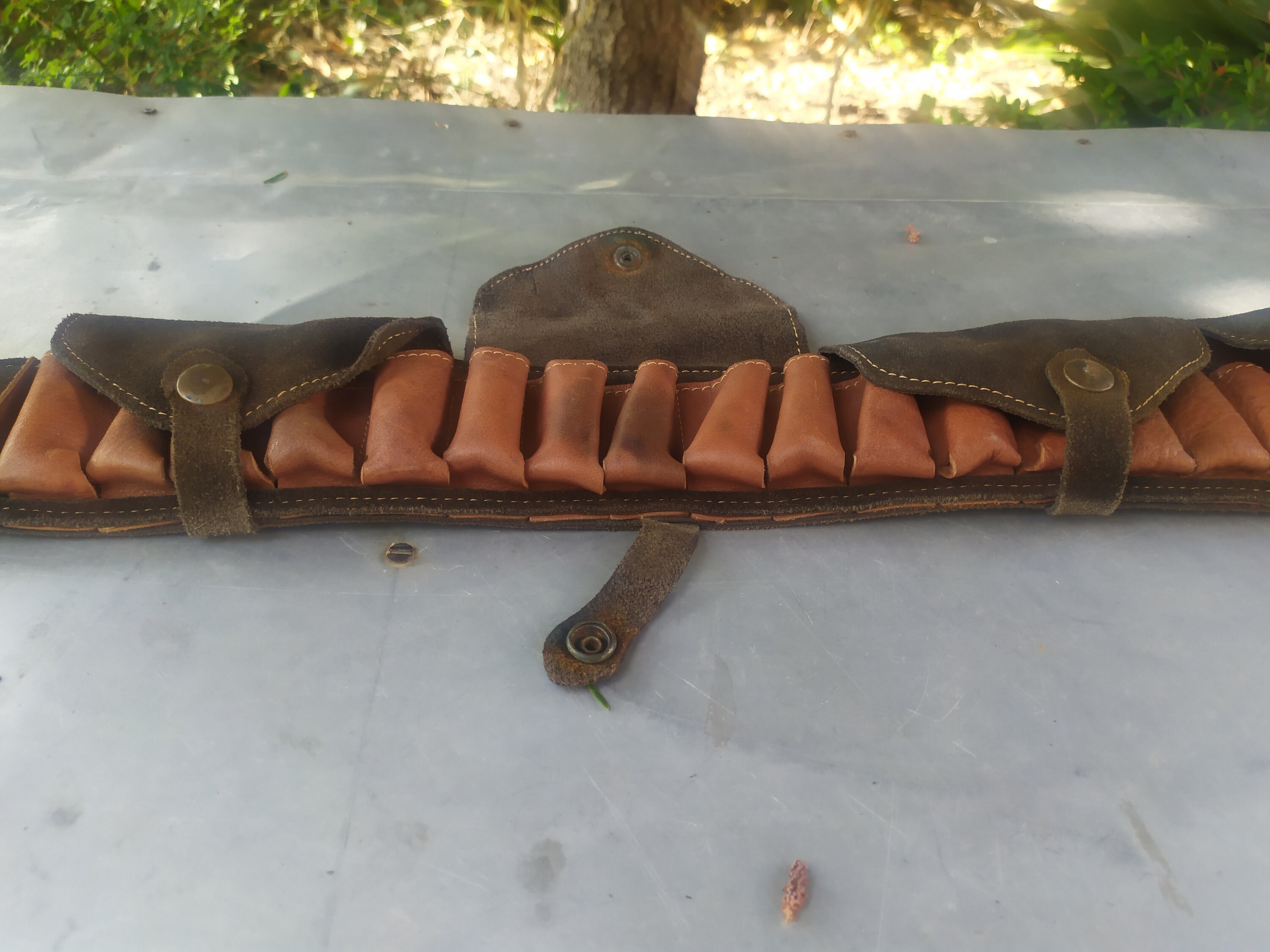 Cartridge Belt Vintage Cartridge Belt Leather Ammunition - Etsy
