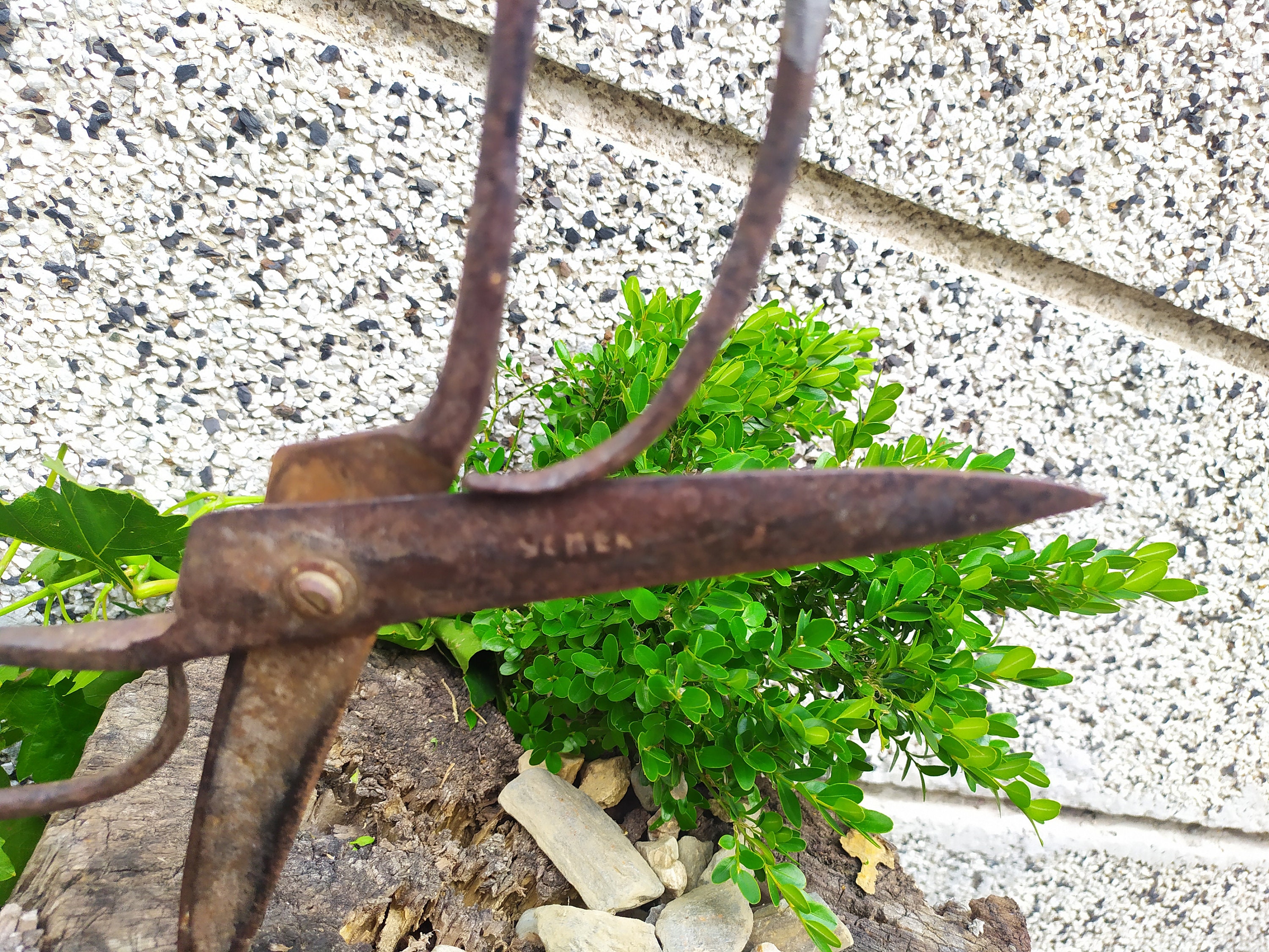 Original Vintage Scissors, Hand Forged Iron Antique Scissors, Rusty ...