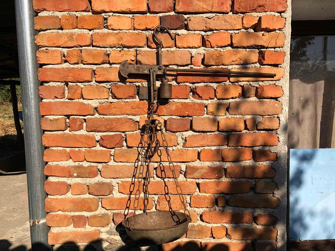 Antique Weighing Scales / Vintage Scales / Weighing Scales / Hanging ...