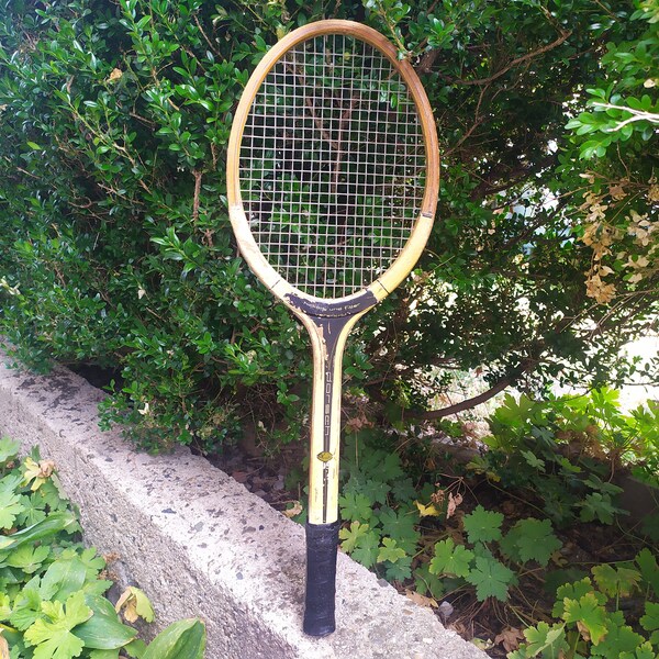 Wooden Tennis Racket - Etsy