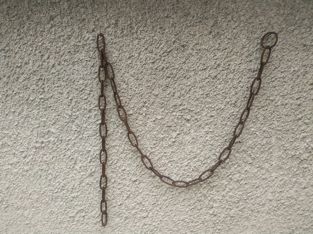Rusty Old Chain,old Chain, Chain, Vintage Chain, Rustic and Farm Decor ...