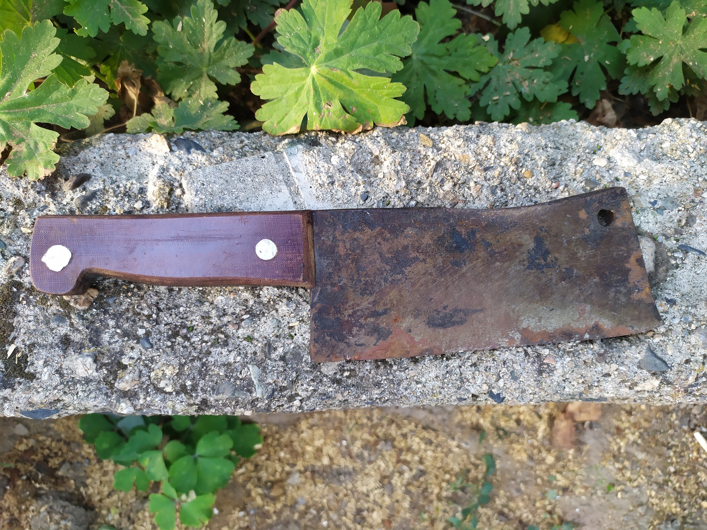 Cutlery & Knives 1960 Meat Cutter Cleaver Old-fashioned Hand Steak ...