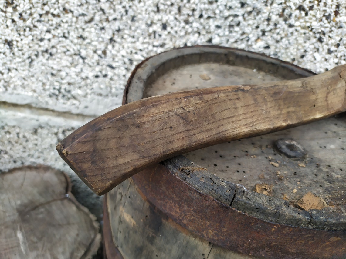 Rusty Ax Antique Ax Primitive Battle Ax Wooden Handle Ax - Etsy
