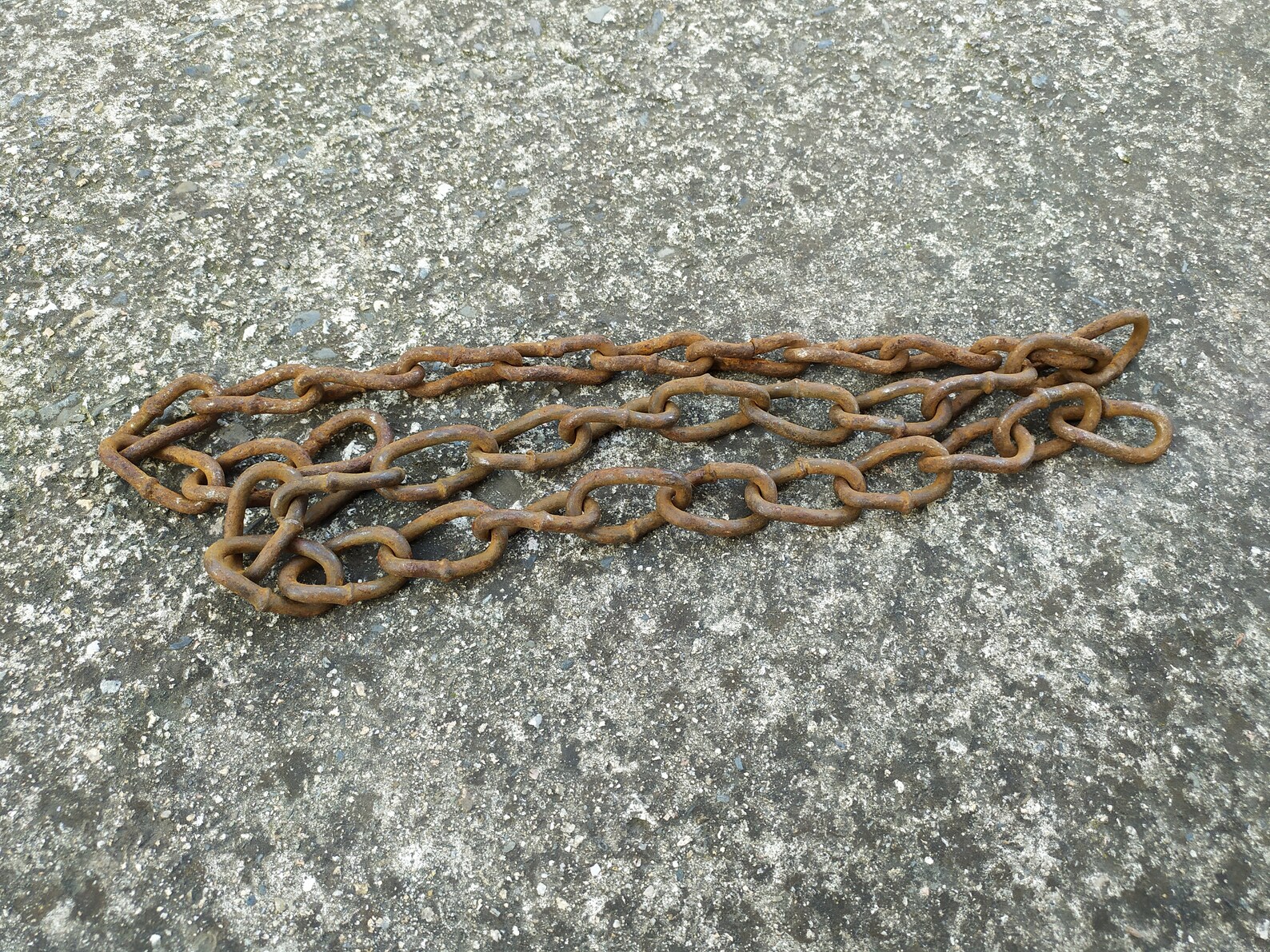 Rusty Old Chain, Vintage Chain, Rustic and Farm Decor, Scrap Iron ...