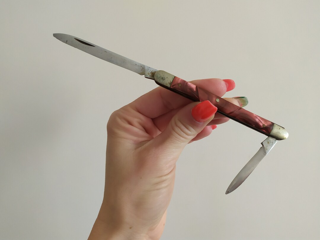 Pocket Knife, Vintage Knife, Small Folding Knife, Knife,stiletto Pocket ...