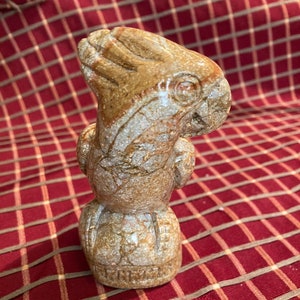 Panama Hand Carved Stone Souvenir of Perched Parrot Figurine Statue - Etsy