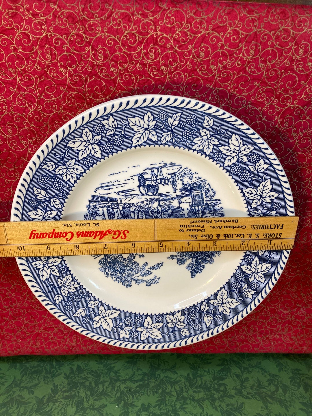 1940s 12 Chop Platter Stratwood Collection shakespeare - Etsy