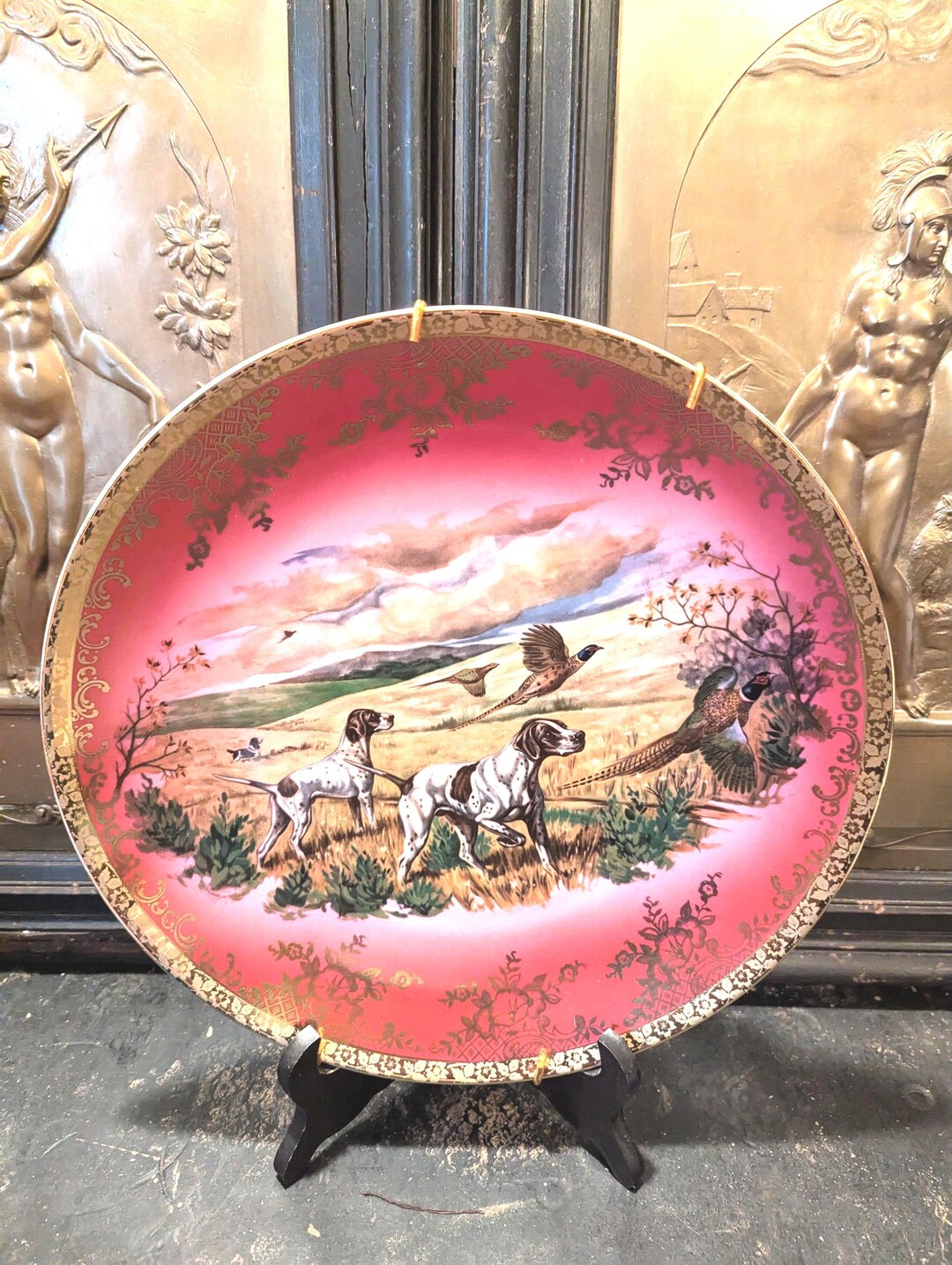 Vintage, Bavarian, West Germany, STW, Floral, Gold Gilt Rim, and ...