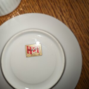 Vintage, Himark, Japan, Bone China, Demitasse, Latte, Cup and Saucer ...