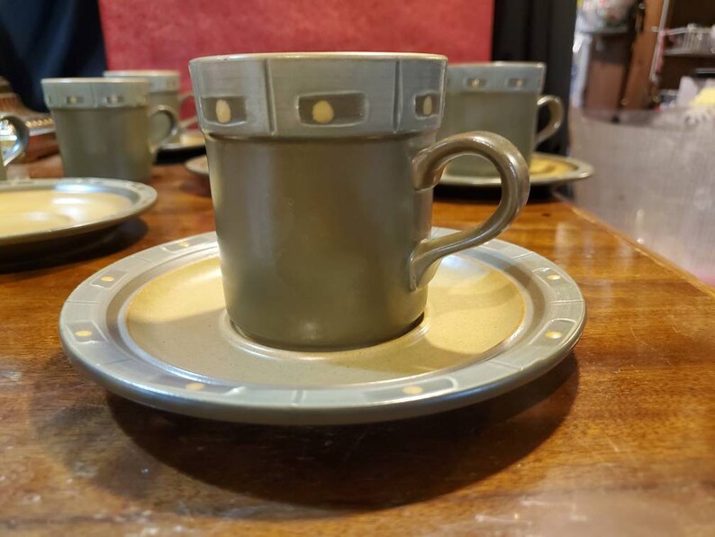 7 Vintage 1970s Japanese Kasuga Handcrafted Stoneware - Etsy