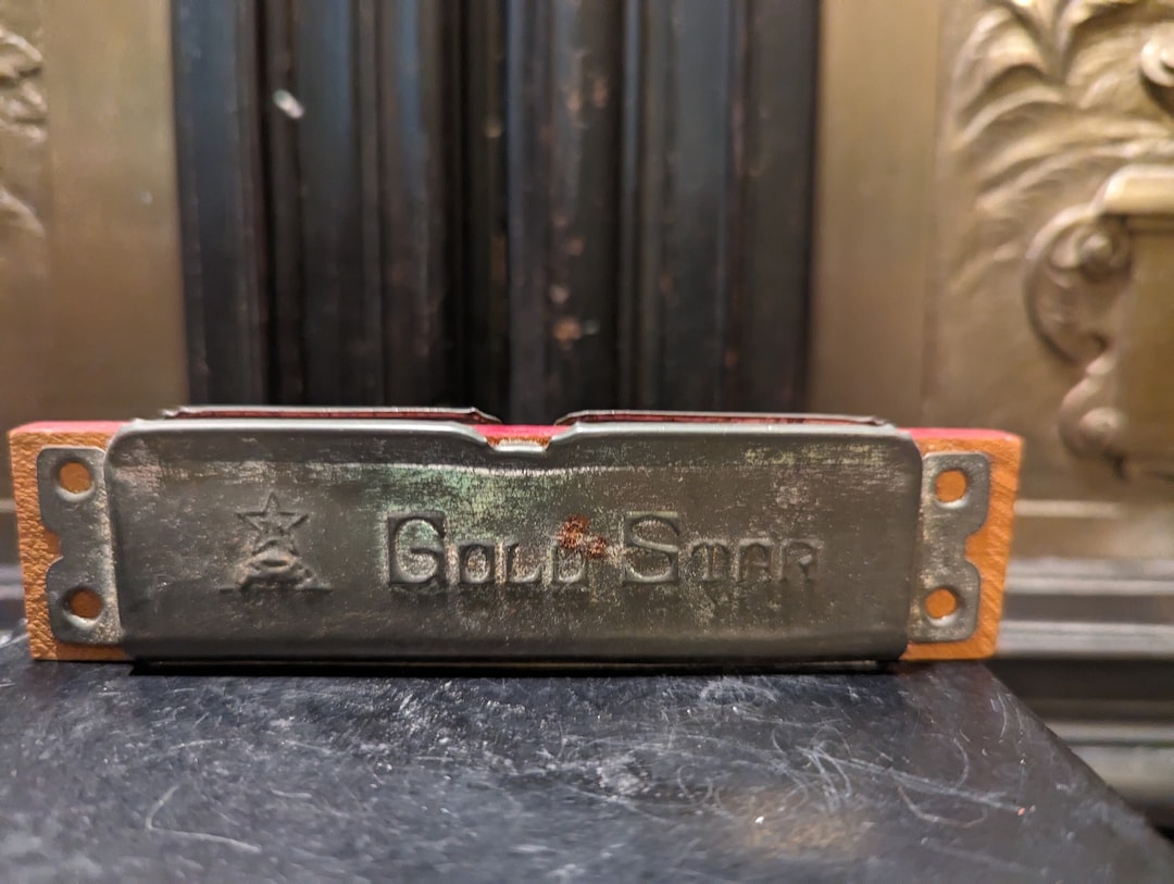 Vintage, Gold Star, Harmonica, 4" Long, 1" Wide - Etsy