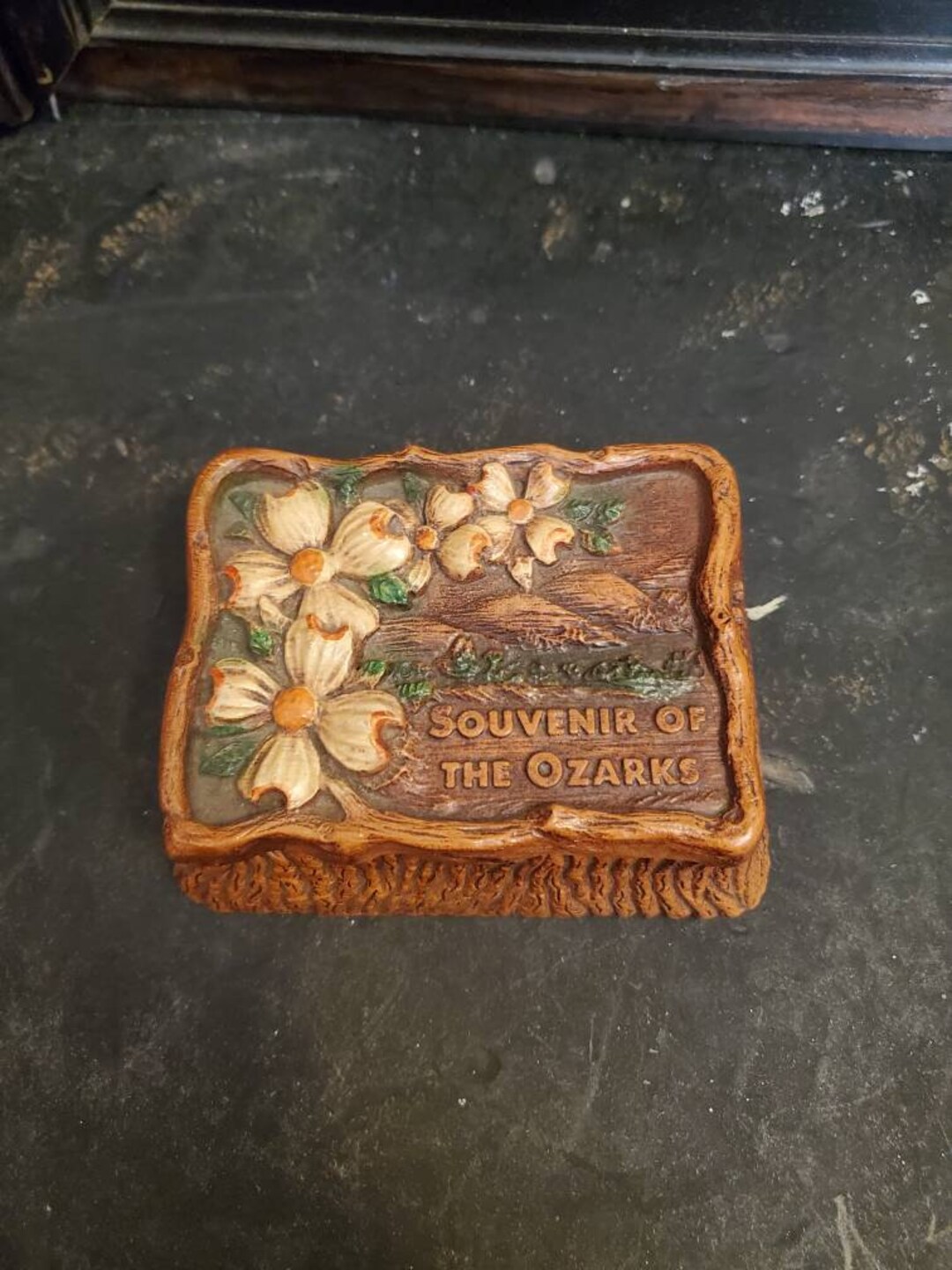 A Vintage, 1946, Souvenir of the Ozarks, Syroco Box, by Multi Products ...