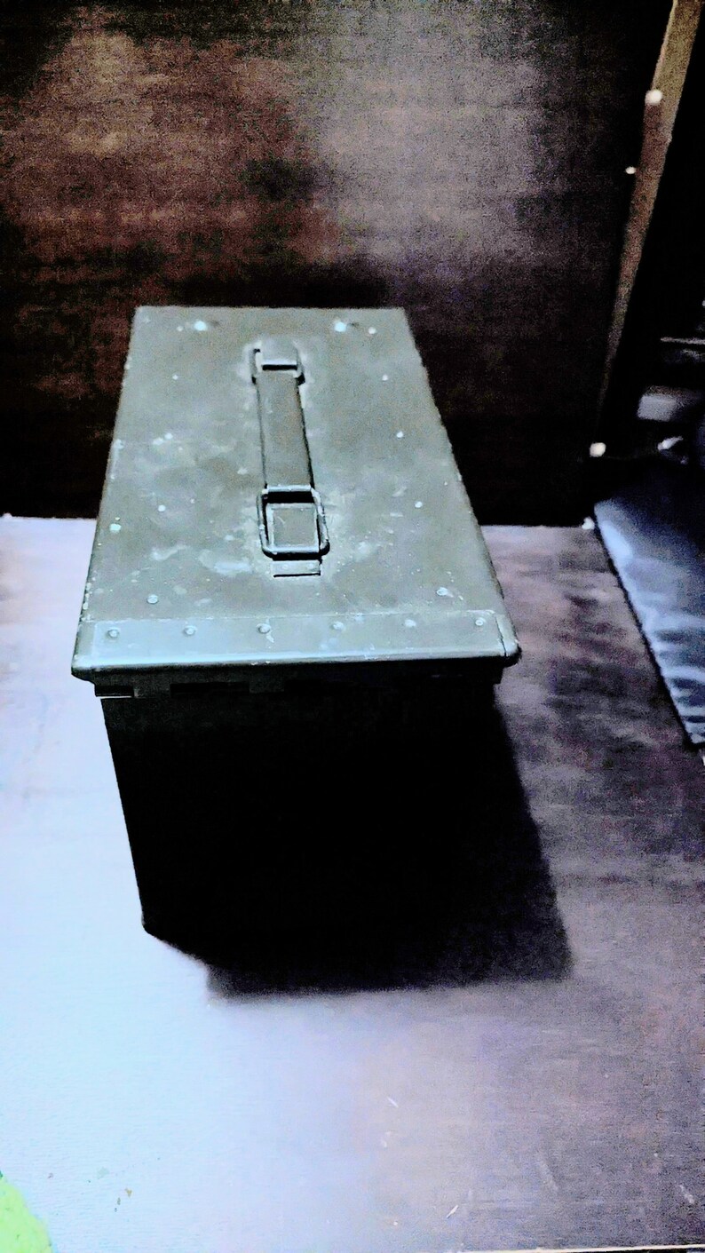 Vintage, US Military, Green, Metal, Ammo Box, Ammo Can, Artillery, N340 ...