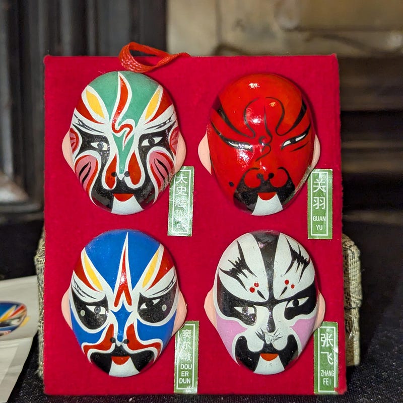 Chinese Opera Masks - Etsy