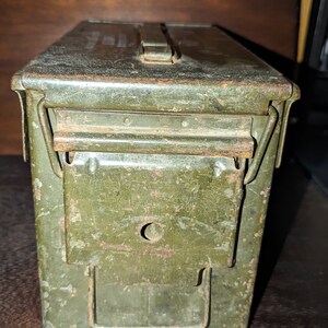 Vintage, Vietnam War, U.S. Army, Green, Metal, Artillery, Ammo Box, Can ...