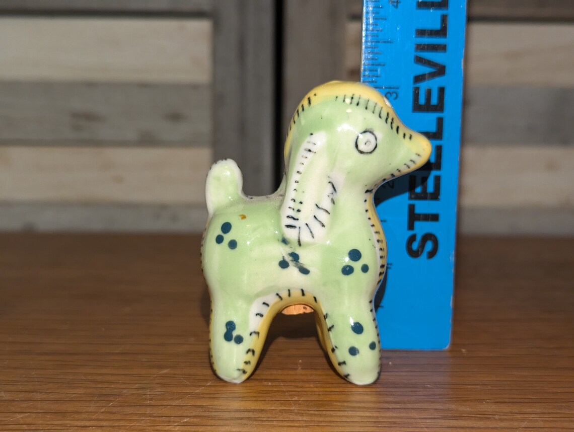 Vintage, Napco, Japanese, Porcelain Patchwork Lamb, Sheep, Salt Pepper ...