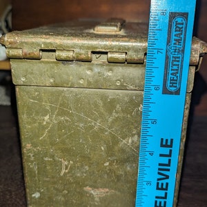Vintage, Vietnam War, U.S. Army, Green, Metal, Artillery, Ammo Box, Can ...