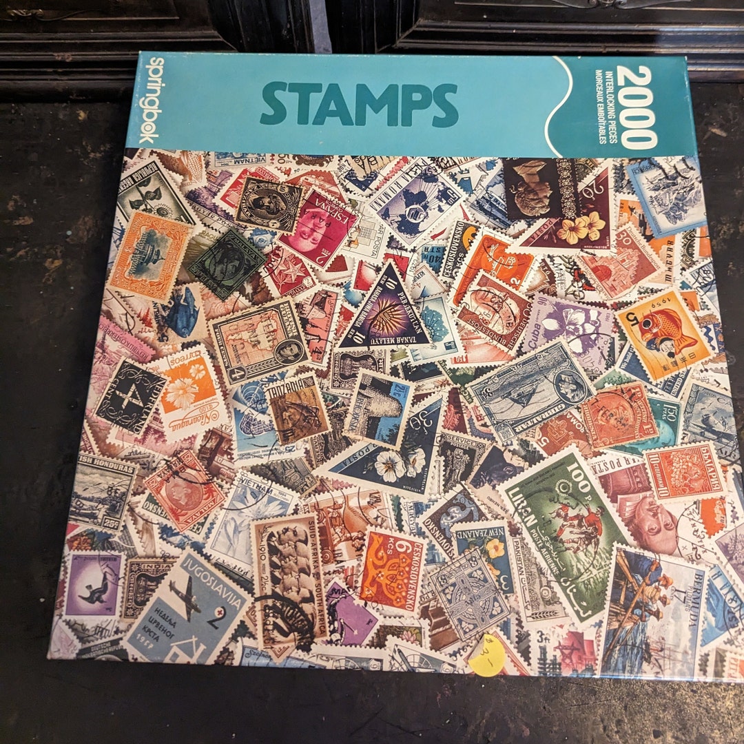 Vintage, Springbok, Stamps, 2000 Jigsaw Puzzle, 34" X 42 1/2" - Etsy