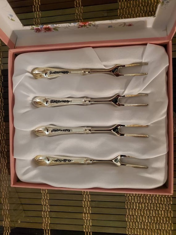 Vintage Grace's Teaware Giftboxed Silverplated Set of - Etsy