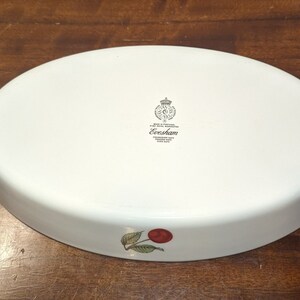 Vintage, Royal Worcester, Evesham Vale, Oval Entree Dish and Lid, Peach ...
