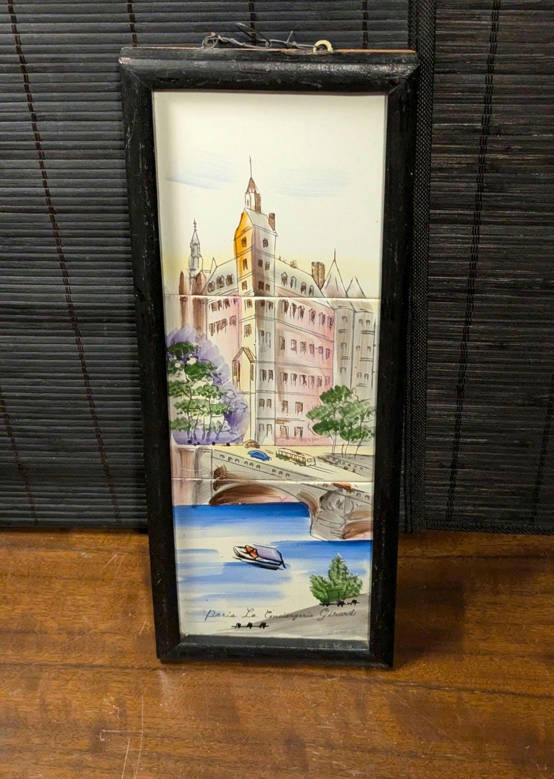 Vintage, 1927, French Artist, Marius Gerard, "paris La Conciergerie ...