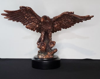 Copper Eagle Statue - Etsy