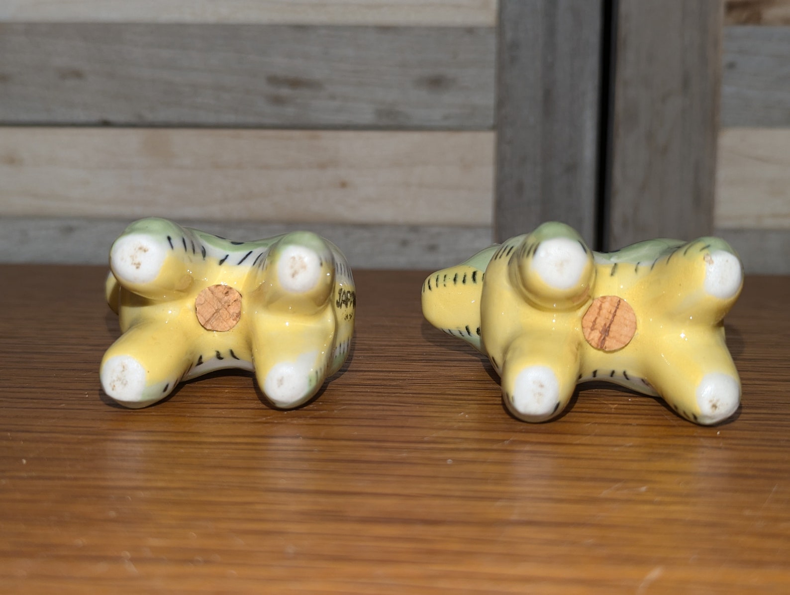 Vintage, Napco, Japanese, Porcelain Patchwork Lamb, Sheep, Salt Pepper ...