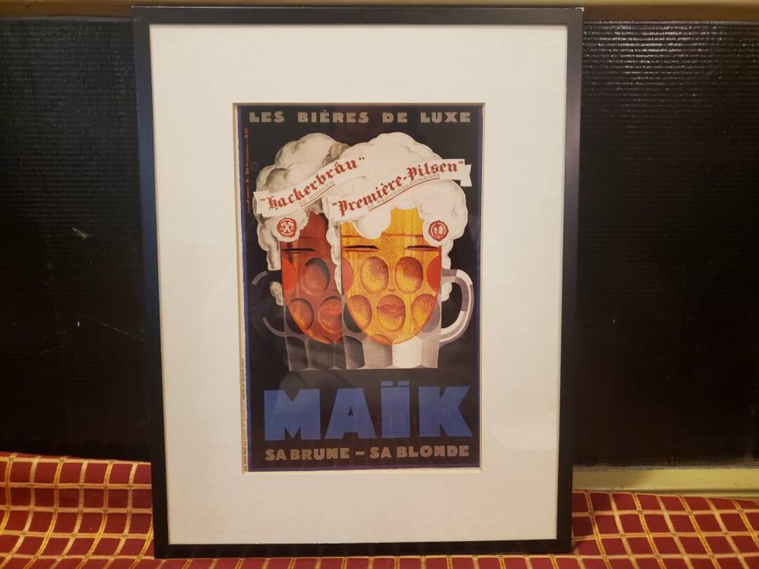 Vintage, Maik Advertisements, High Quality Print, for Maik, Light and ...