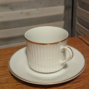 Vintage, Himark, Japan, Bone China, Demitasse, Latte, Cup and Saucer ...