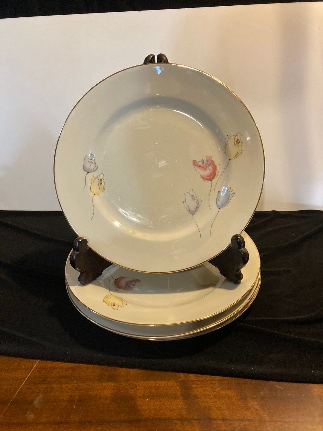 4 Vintage Zeh Scherzer Bavaria Germany 9 1/2" Dinner Plates - Etsy