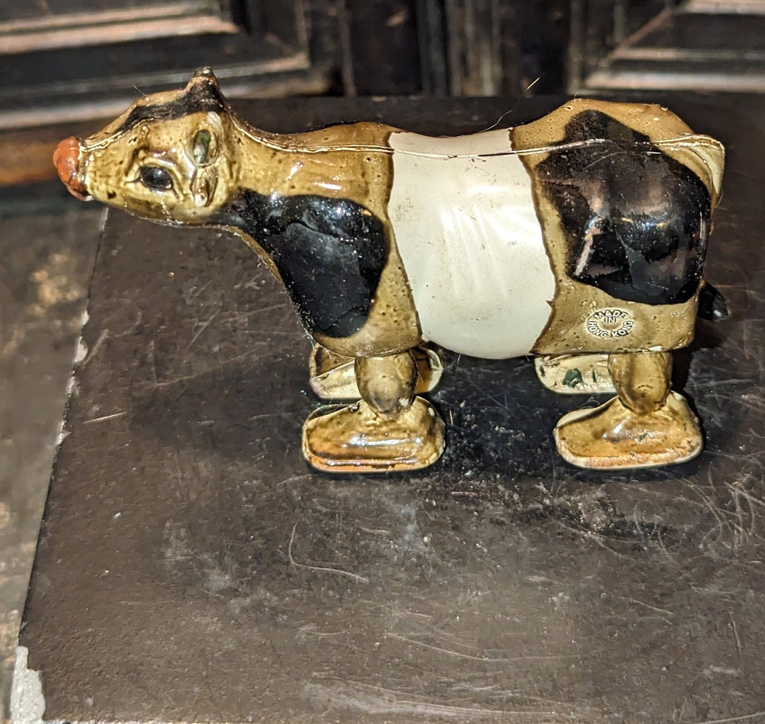 Vintage, Ramp Walker, Cow, Hong Kong, 2 1/4" Tall, 1 1/4" Wide" - Etsy