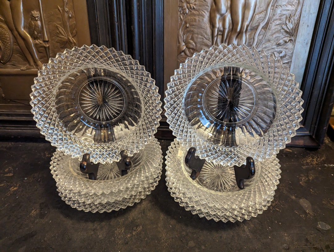 8 Vintage Depression Glass Miss America by Anchor Hocking - Etsy