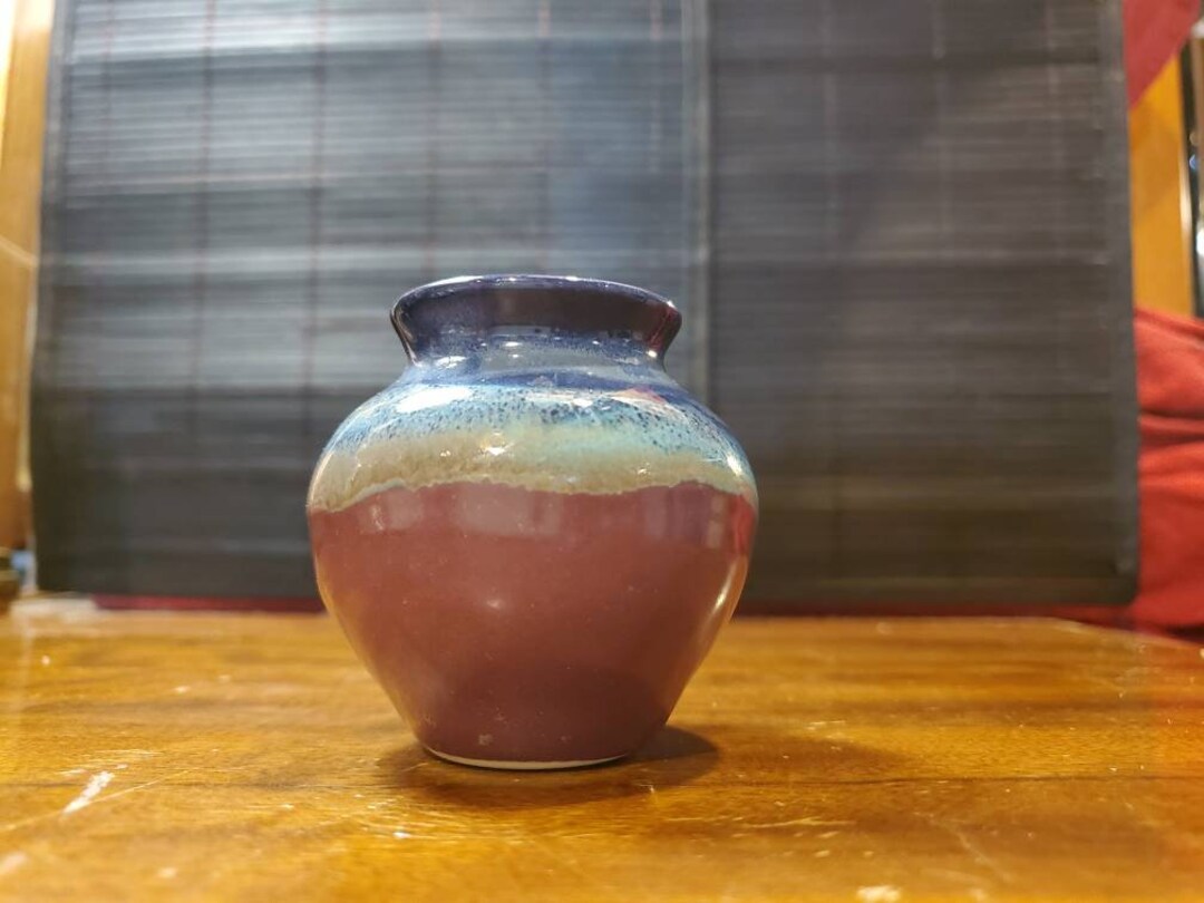 Vintage, Studio Art Pottery, Bud Vase, Signed Neher, 2017, 2 1/2" Tall ...