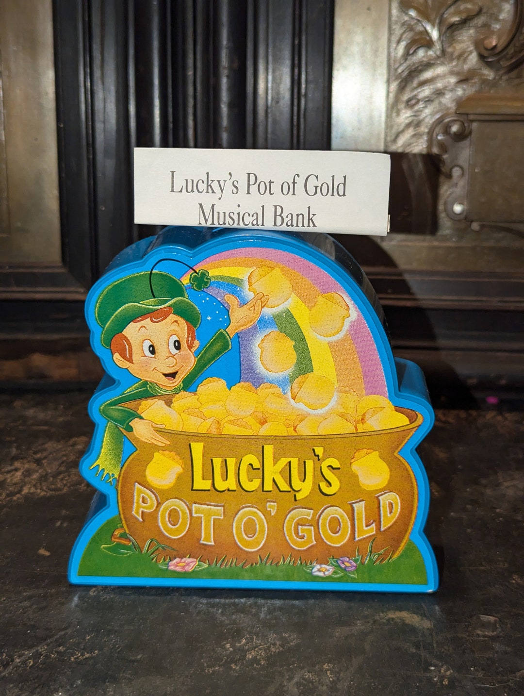 Vintage, Lucky's Pot of Gold, Musical Coin Bank, Money Bank, Music Box ...