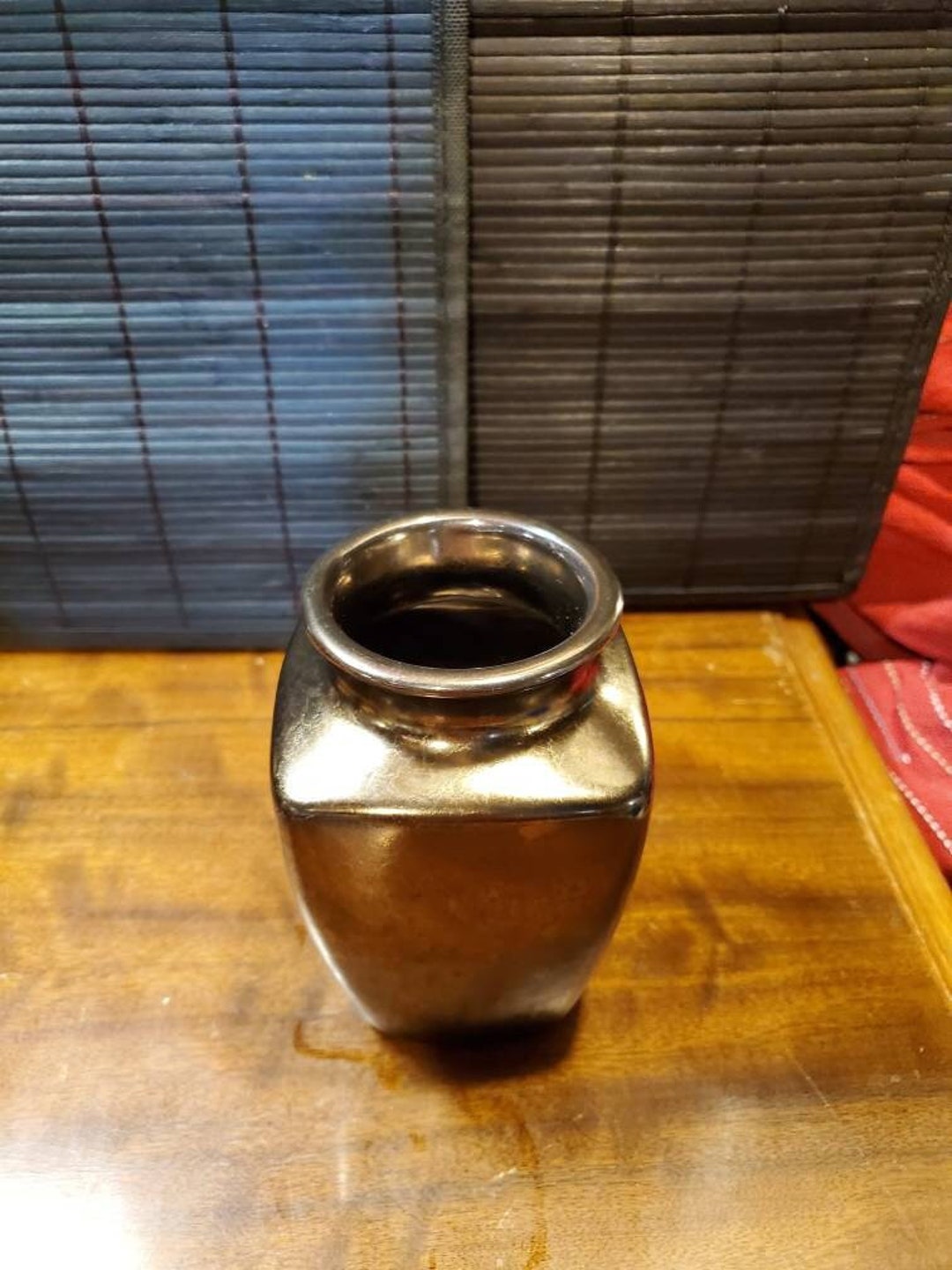 Vintage, Rosemeade, North Dakota Pottery, Metallic Luster, Ceramic Vase ...