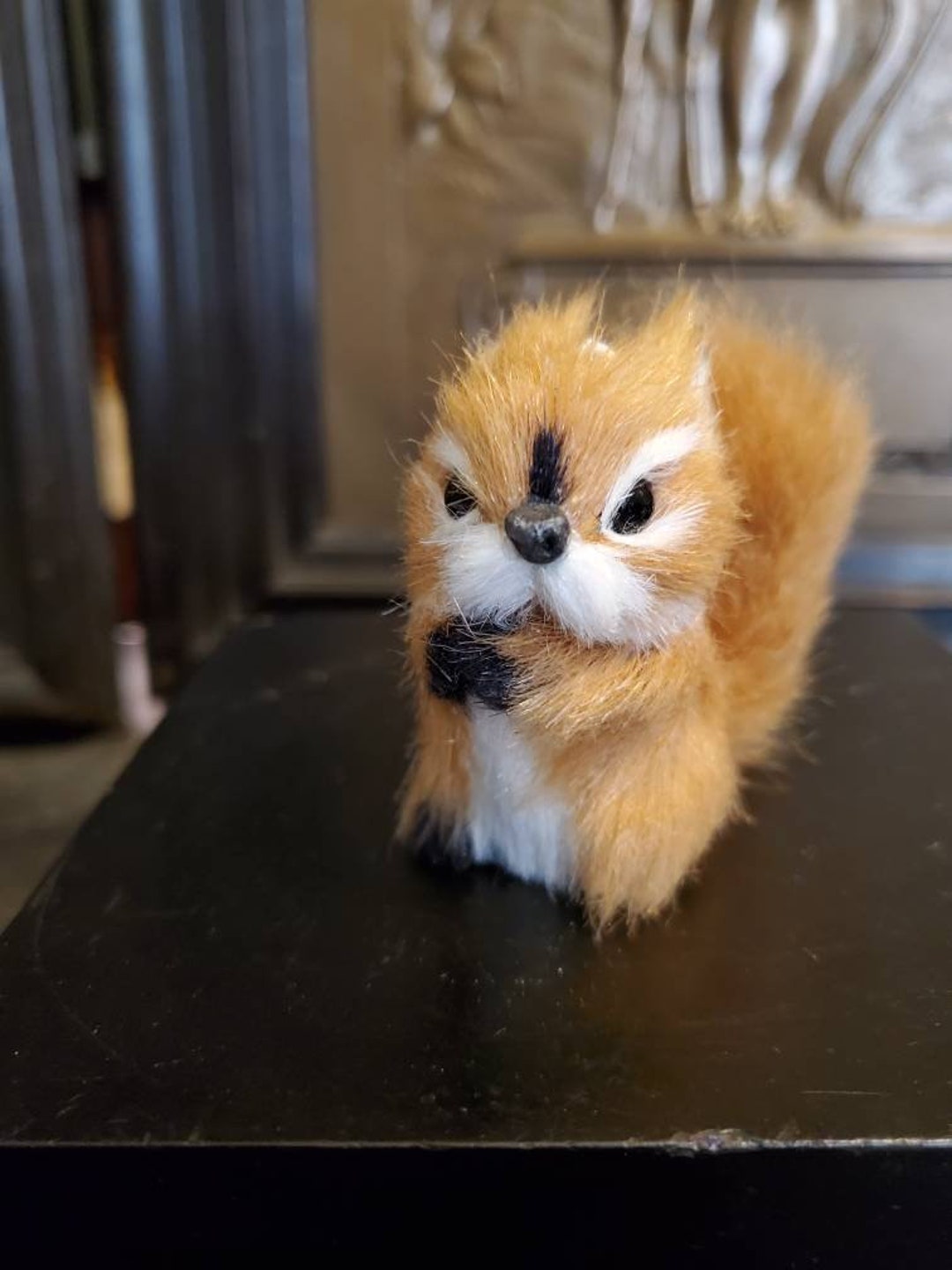 Vintage, Mohair, Handmade, Chipmunk, Squirrel, Ornament, Trinket ...