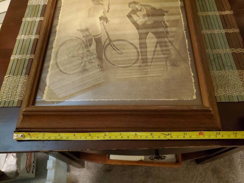 Vintage R Hendrickson Wood Framed Sepia Print Nude on - Etsy