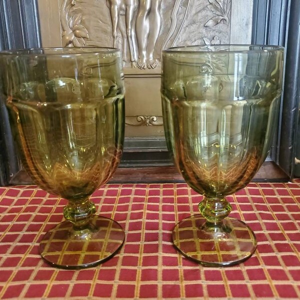 Green Duratuff Libbey Glasses - Etsy
