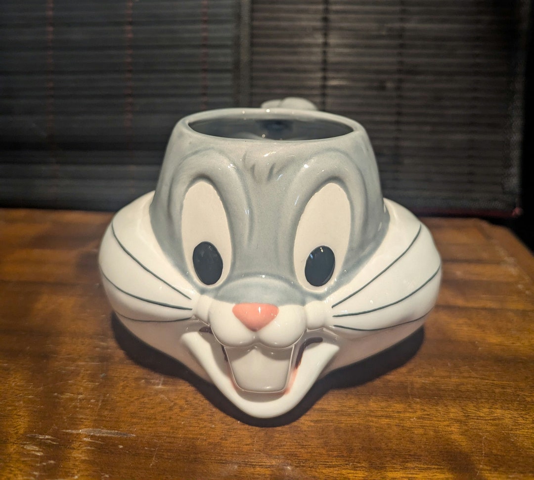 Vintage, Ceramic, 3D, Bugs Bunny, Mug, Cup, - Etsy
