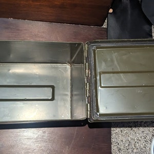 Vintage, US Military, Green, Metal, Ammo Box, Ammo Can, Artillery, N340 ...