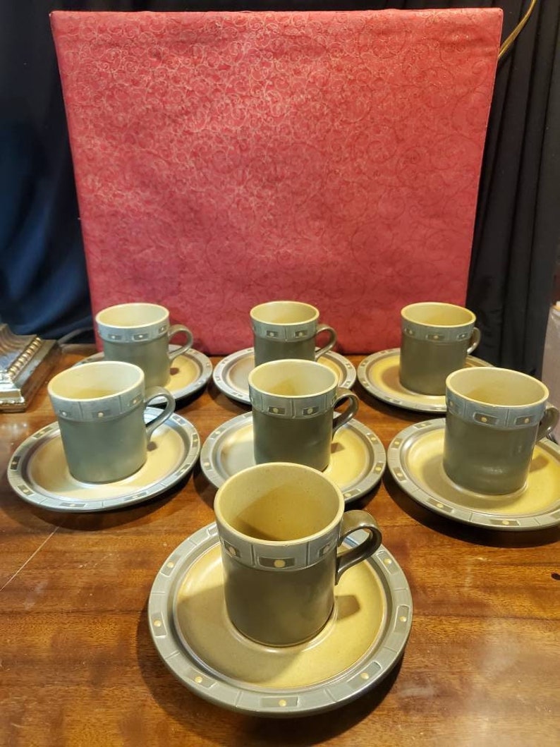 7 Vintage 1970s Japanese Kasuga Handcrafted Stoneware - Etsy