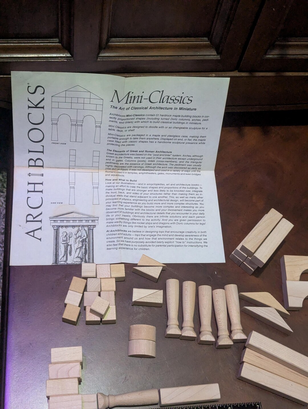 Vintage, Archiblocks, Mini Classics, Post Modern, Wood, Architectural ...