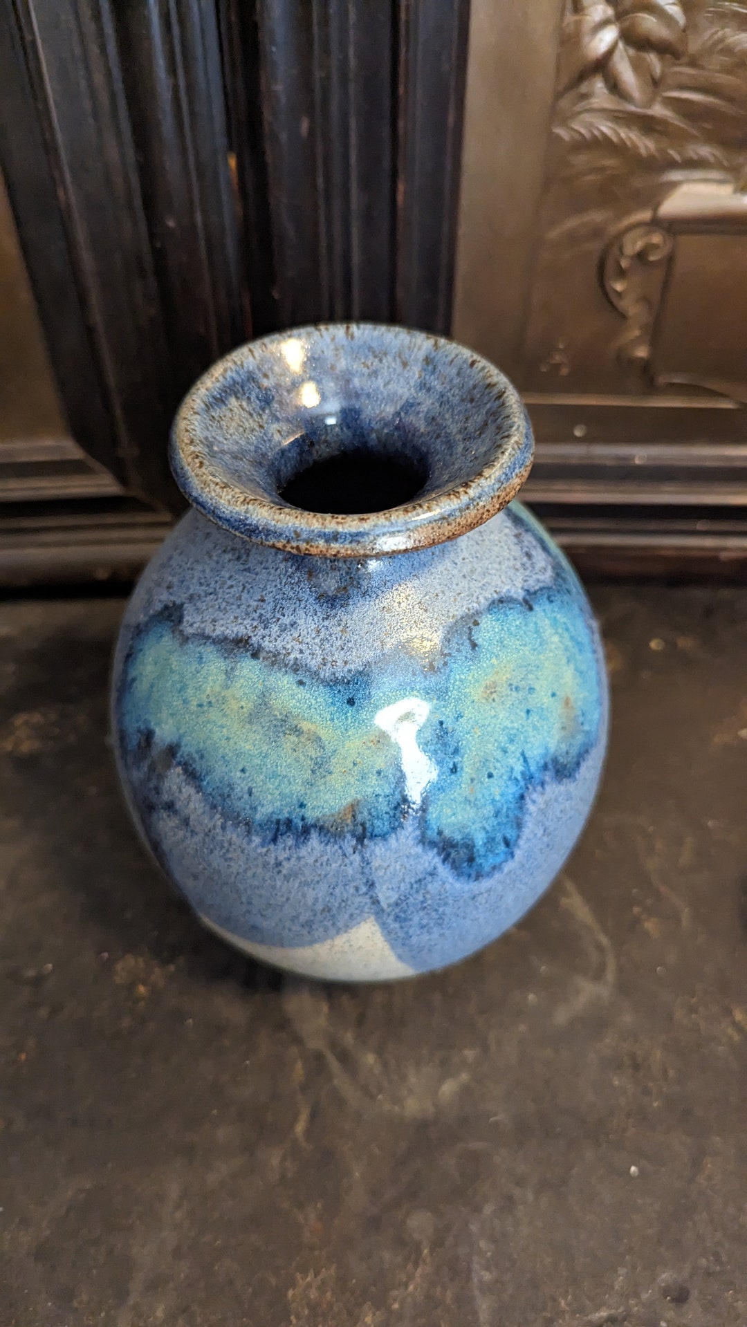 Vintage Arch Pike Signed Studio Art Pottery Vase 6 - Etsy