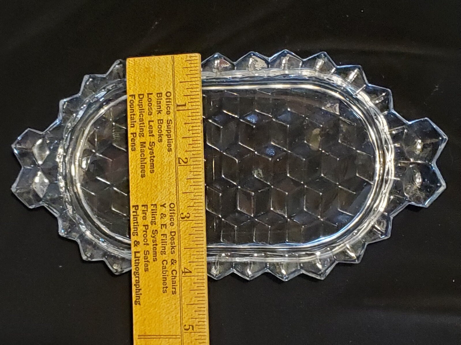 Antique 1920's Creamer Sugar & Tray Set American Clear - Etsy