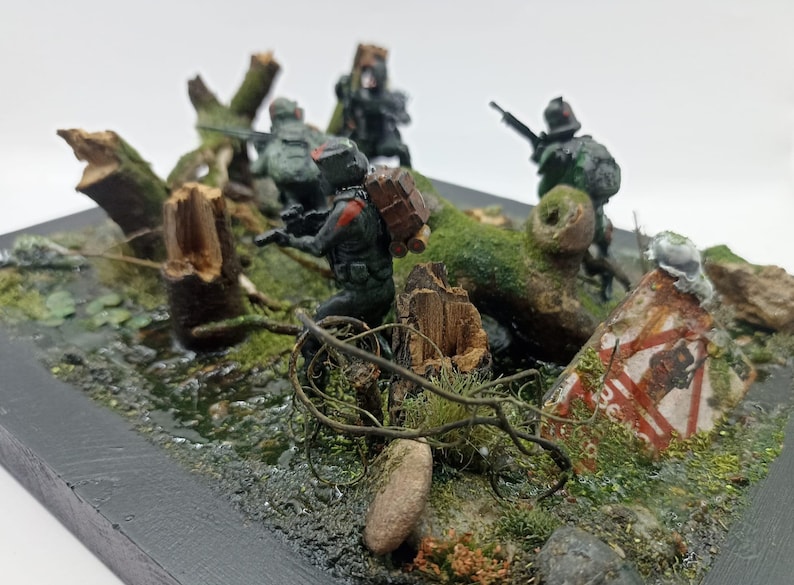 Stormtrooper Diorama: Handcrafted Swamp Adventure - Etsy