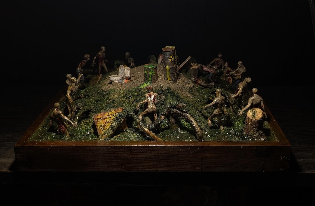 Zombie Diorama – Handmade Apocalypse Scene | Inspired by the Walking ...