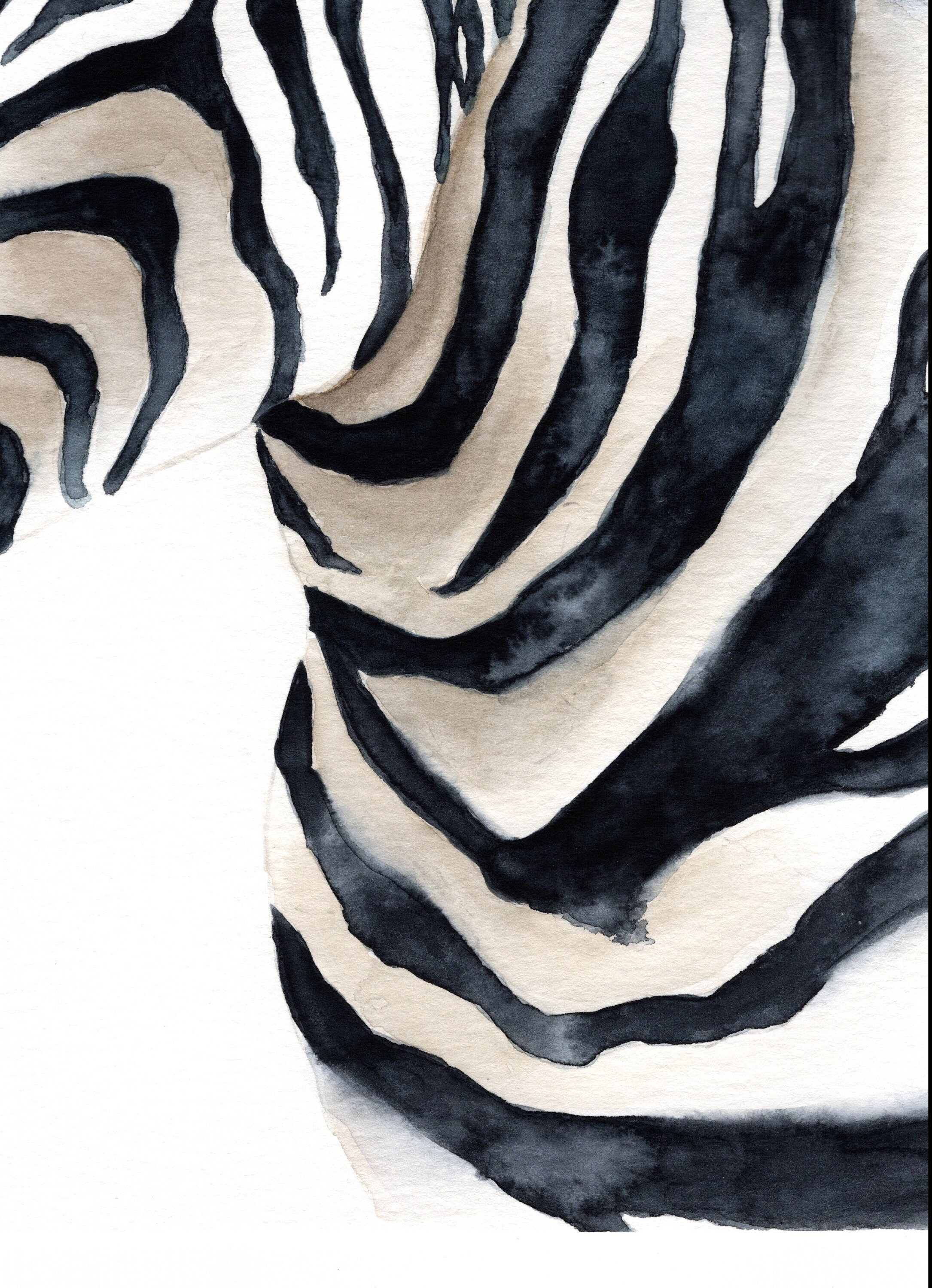 Zebra ORIGINAL Painting Zebra Watercolor Art Animal Art Wildlife Home ...